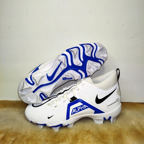 Nike | Shoes | Nike Boys Alpha Menace 3 Cv58101 Blue Football Cleats ...